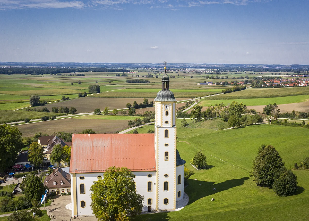 Basilica del santuario Maria Brünnlein - Geopark Ries